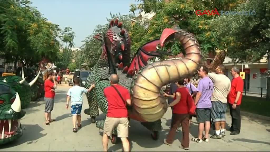 Plantada de bèsties de foc · Gavà Televisió
